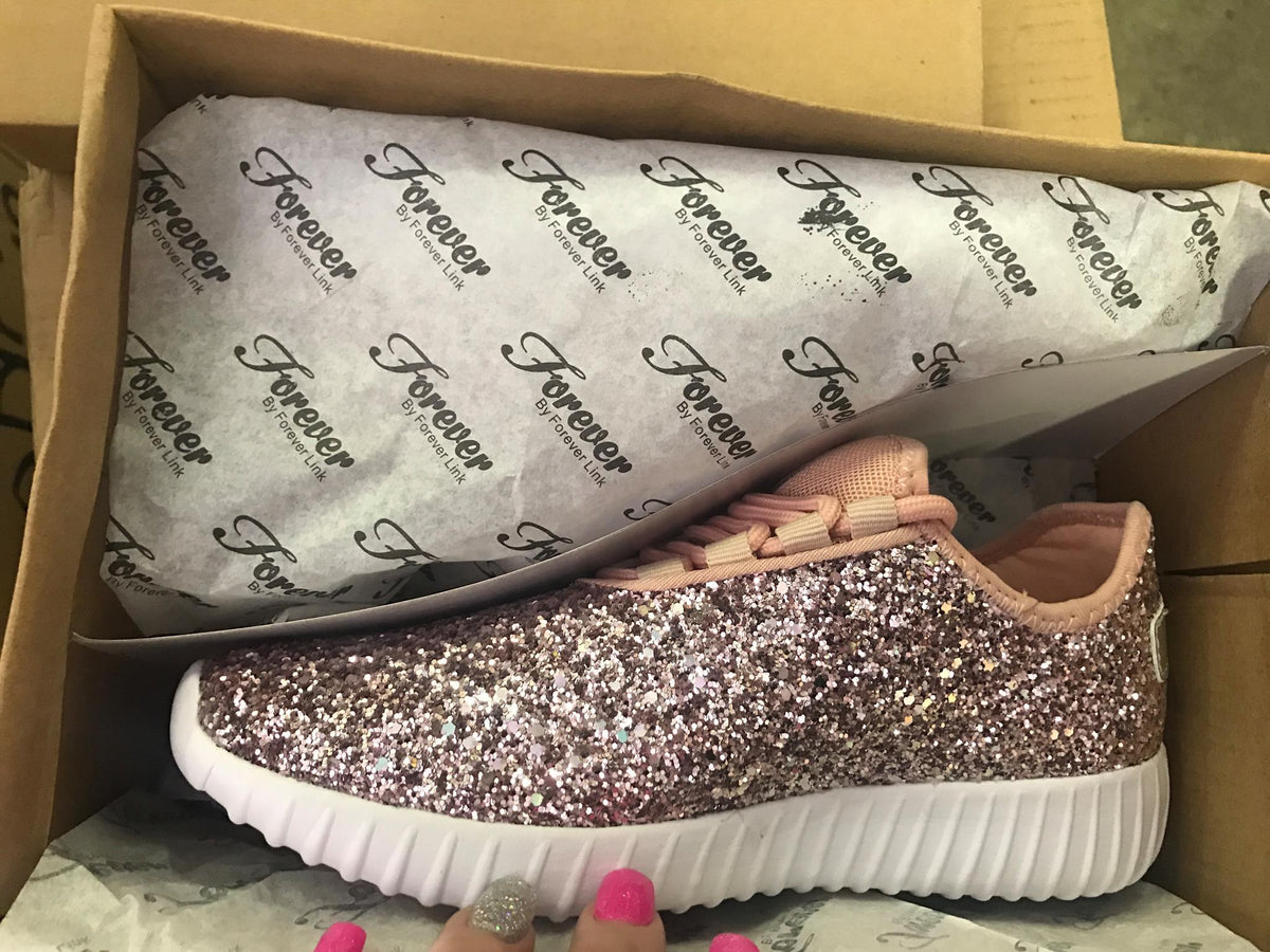 Pink Glitter Bomb Shoe – Rhinestone Divaz