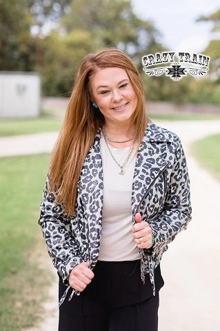 The Taylor Leather Jacket – Rhinestone Divaz