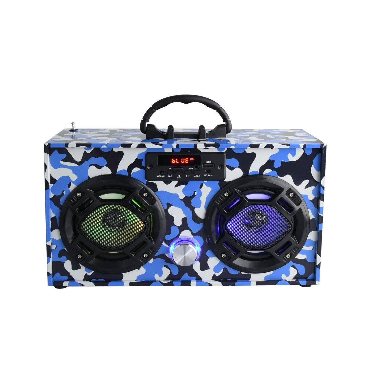Blue Camo Boom Box – Rhinestone Divaz